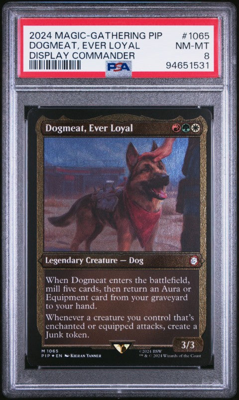 2024 Magic The Gathering Fallout #1065 Dogmeat, Ever Loyal Display Com